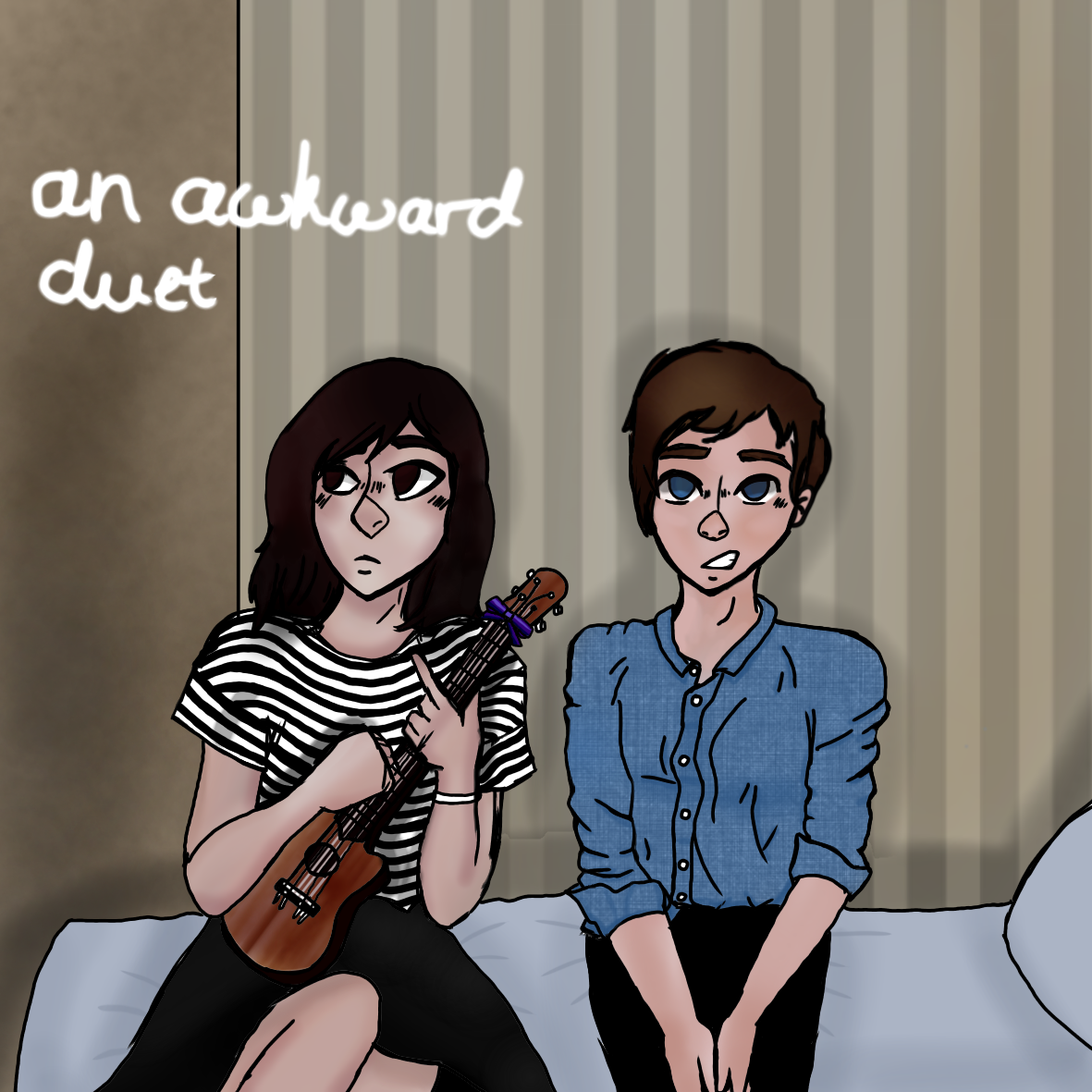 an awkward duet - ibisPaint