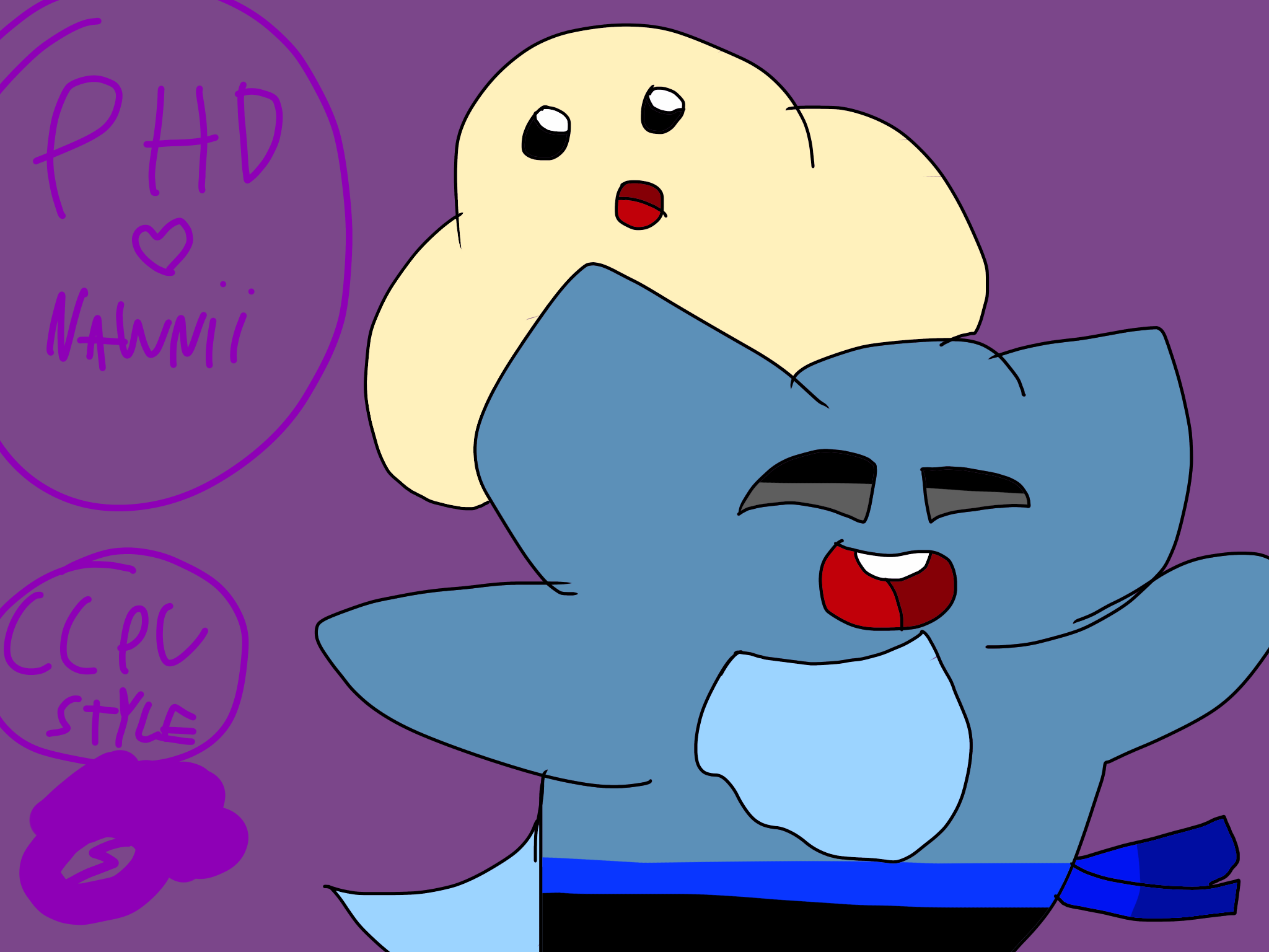 nawnii and PHD - ibisPaint