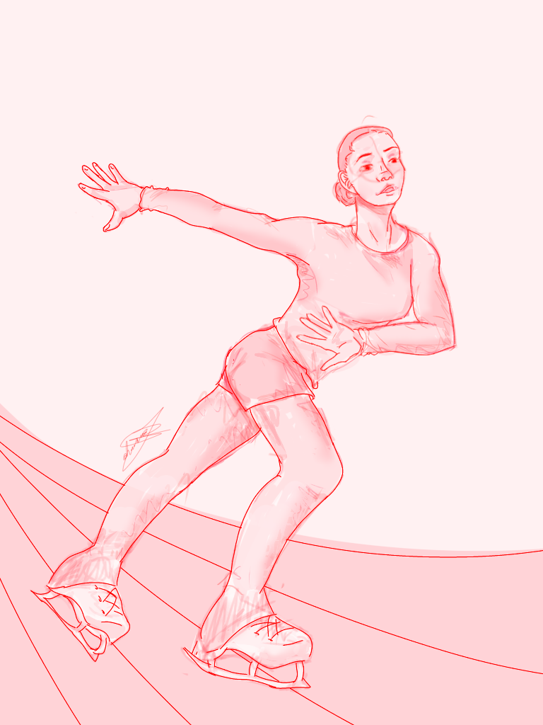 figure skating - ibisPaint