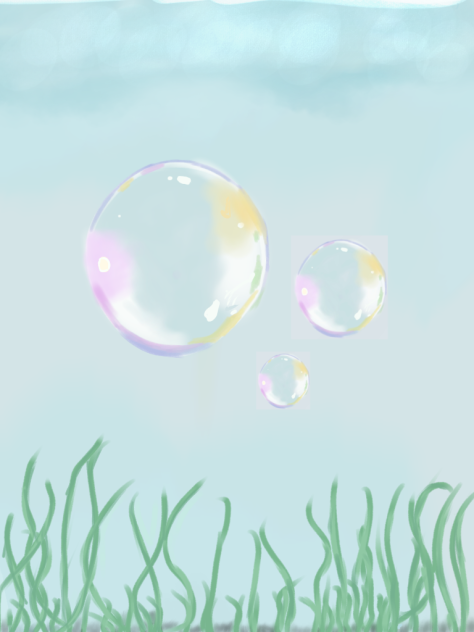 Realistic bubbles - ibisPaint