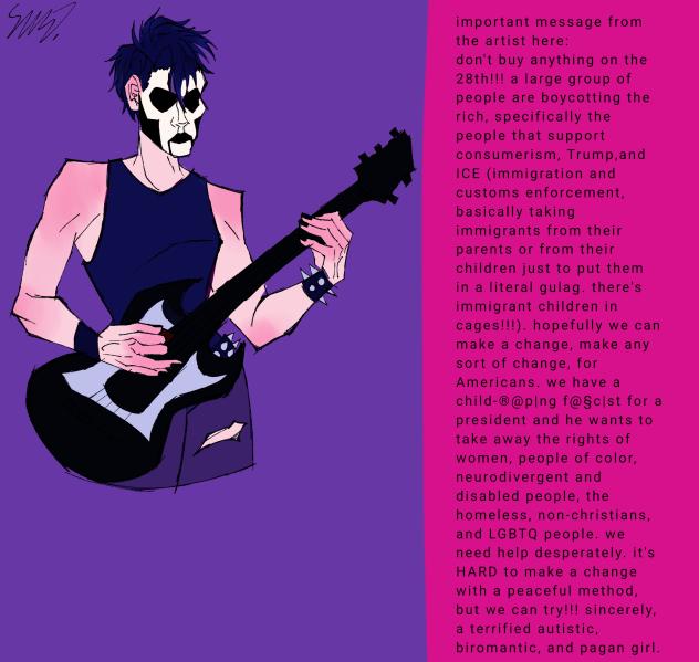 Mary Goore drawing with message - ibisPaint