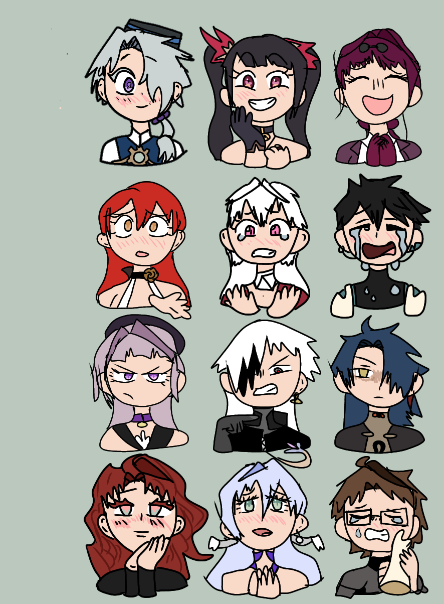 Honkai Star Rail Expressions! - ibisPaint