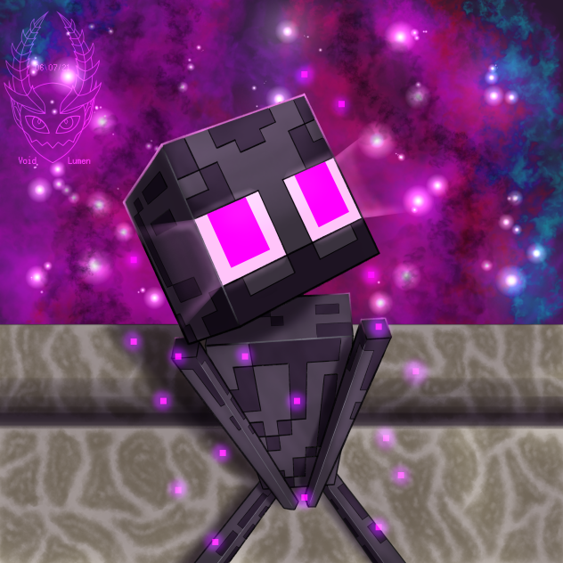 Tiny Enderman - ibisPaint
