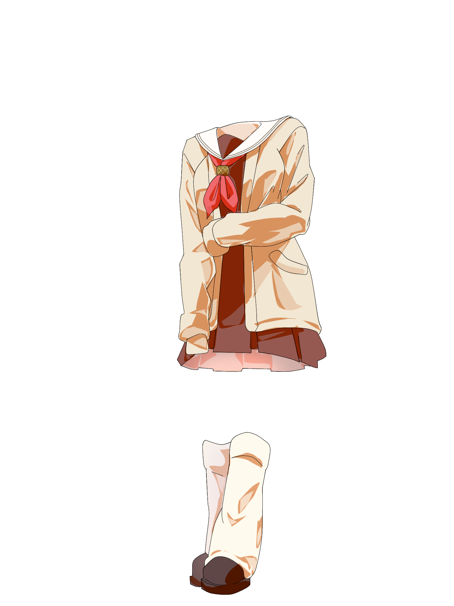 School Uniform with jacket - ibisPaint