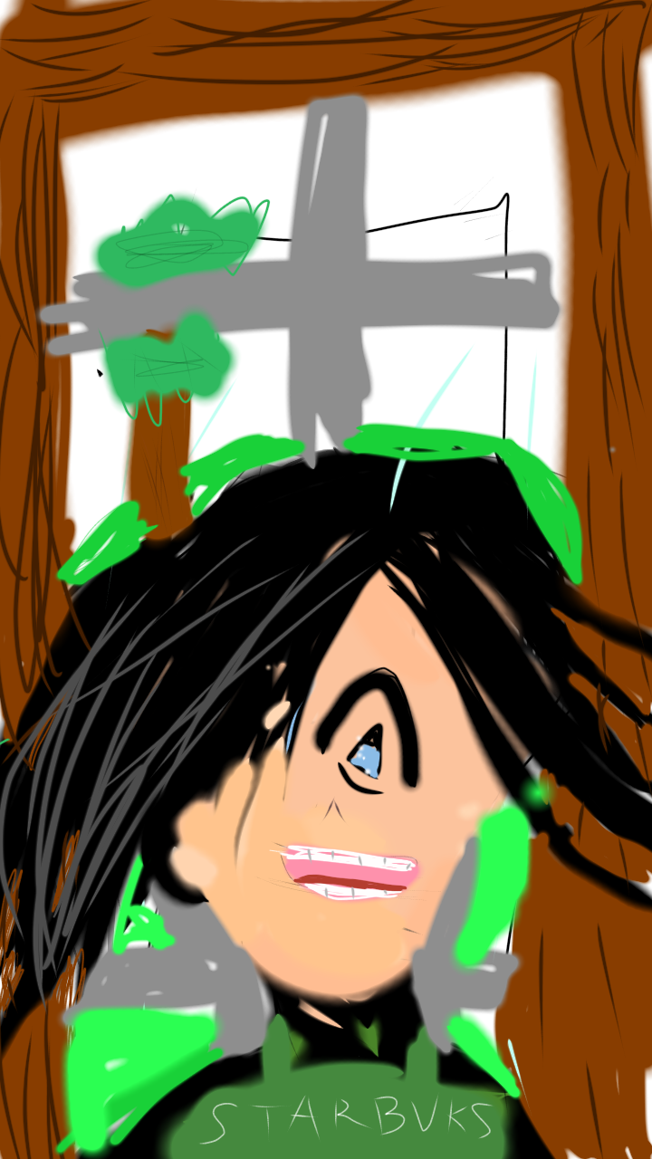 starbucks man so happy - ibisPaint
