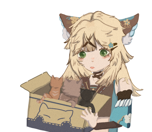 Kirara with cat box - ibisPaint