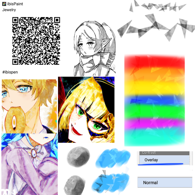 Jewelry ll Crystal texture - ibisPaint