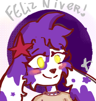 Feliz niver Andrômeda!!! - ibisPaint