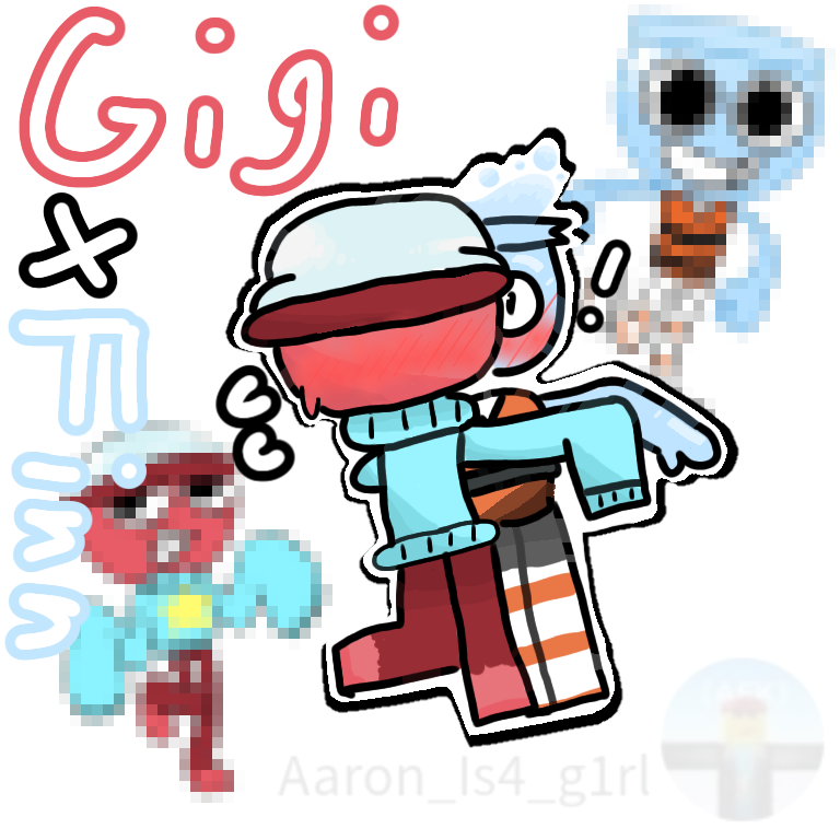 lovely fishcapsule (gigi x finn) - ibisPaint