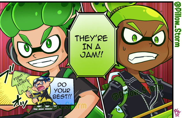 Gloves and Rider - Splatoon Manga - ibisPaint