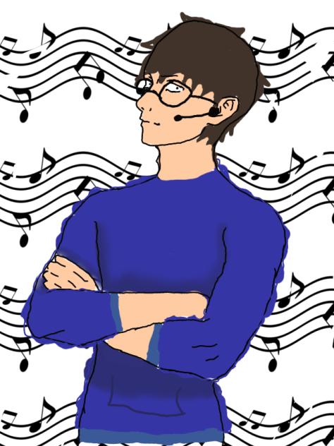 simon the chipmunk as human - ibisPaint