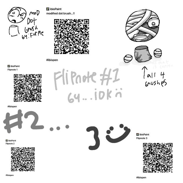 my finest flipnote brushes…. - ibisPaint