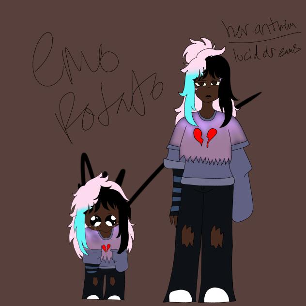 emo potato - ibisPaint