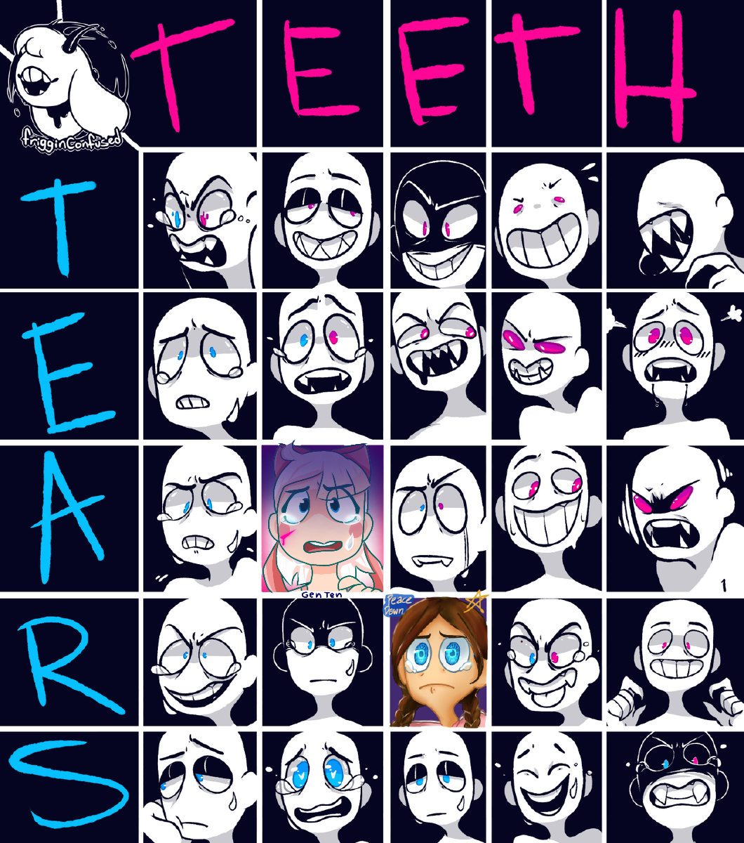 Teeth & Tears Collab - ibisPaint
