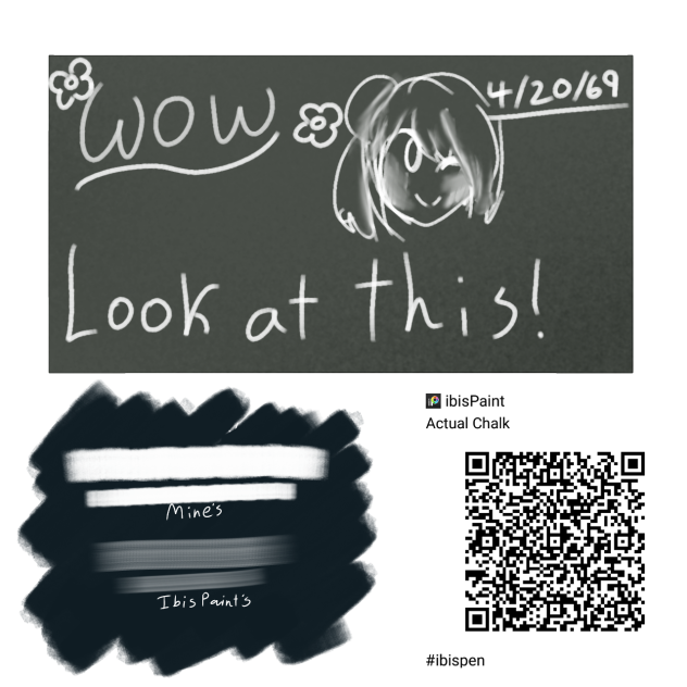 Actual Chalk Brush - ibisPaint