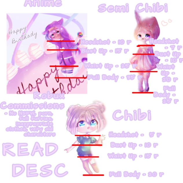 Robux Commissions (Updated) READ DESC - ibisPaint