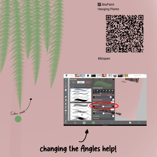 Hanging Plants brush - ibisPaint