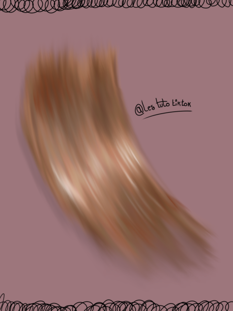 TUTO CHEVEUX ibispaintx - ibisPaint