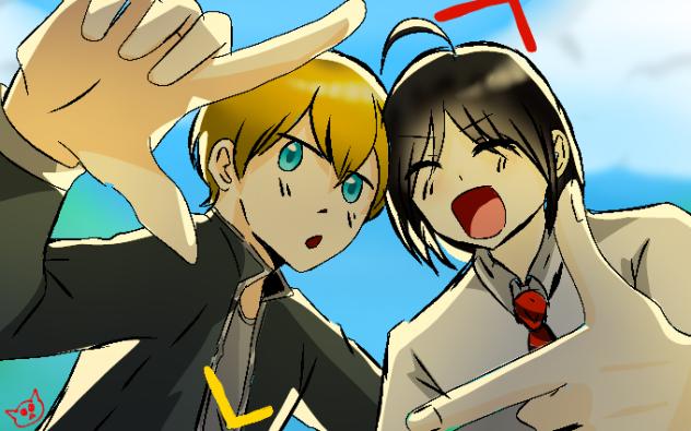 Sano and haruaki Abe.. - ibisPaint