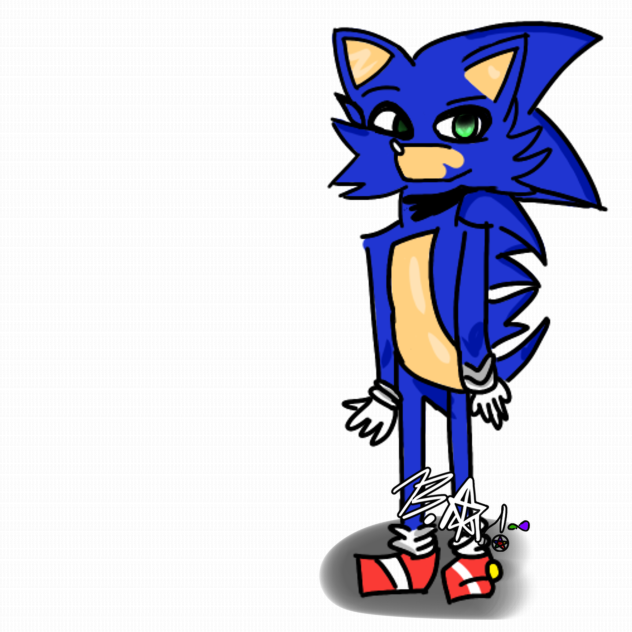 sanic - ibisPaint