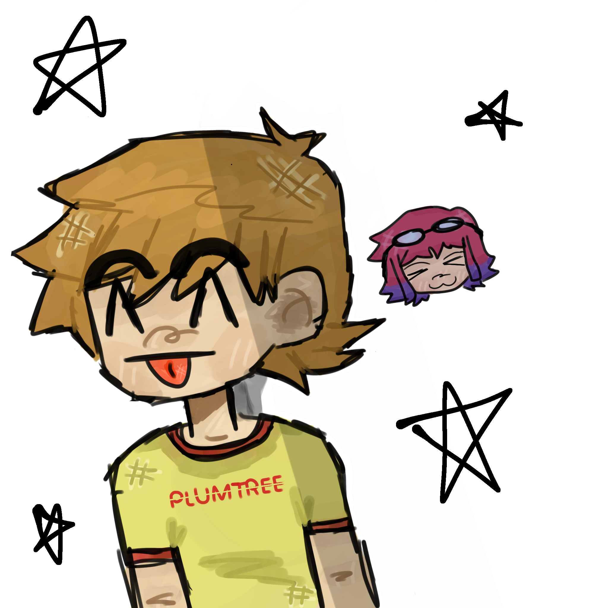 scott pilgrim and mini ramona flowers - ibisPaint