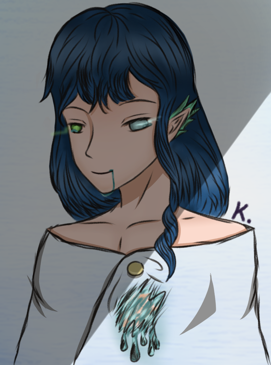 Powerless😞🧜‍♂️💔 - ibisPaint