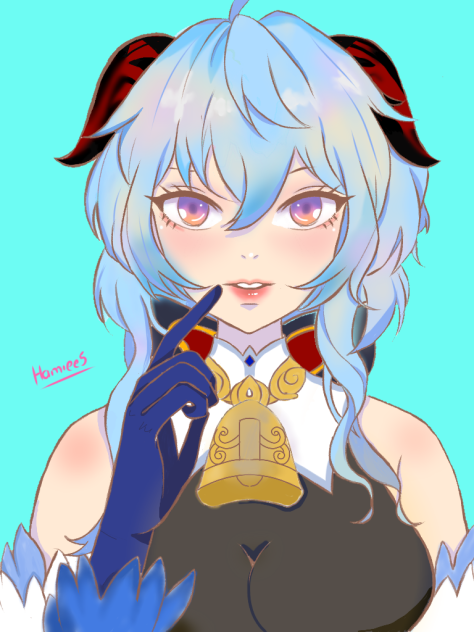 fanart ganyu genshin - ibisPaint