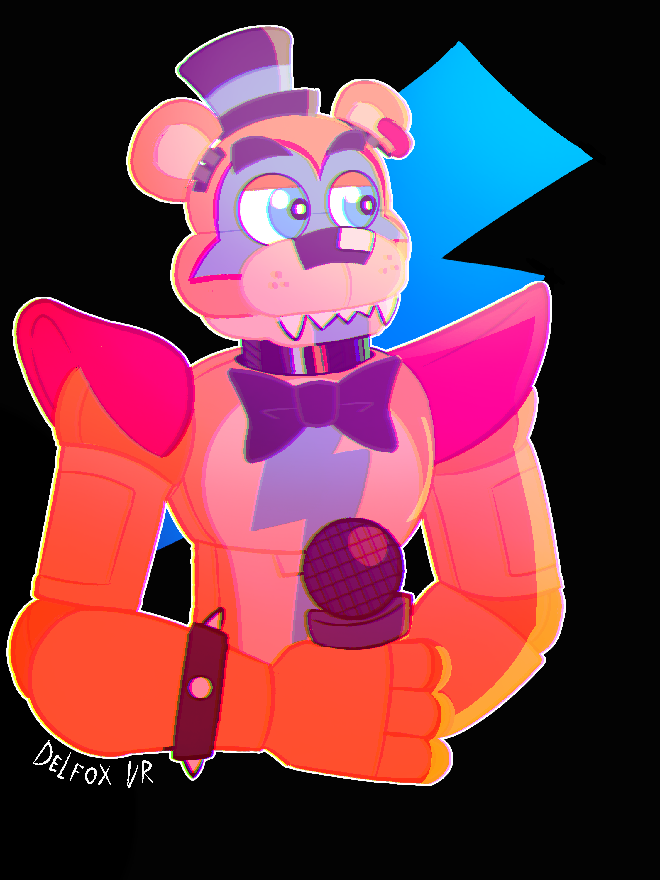 Glamrock freddy FNAF SB - ibisPaint