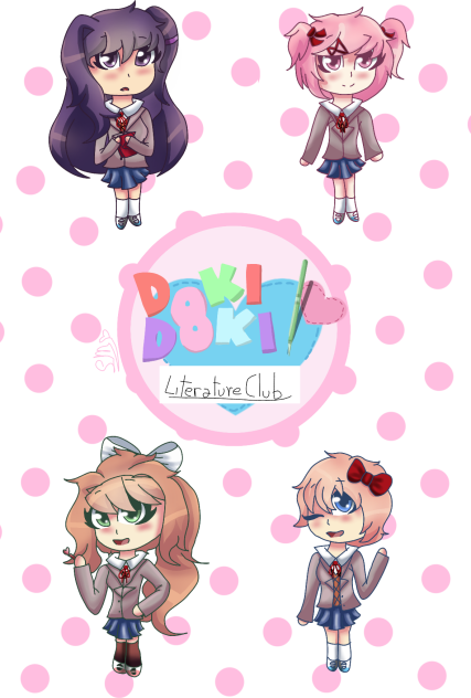 doki doki literature club - ibisPaint