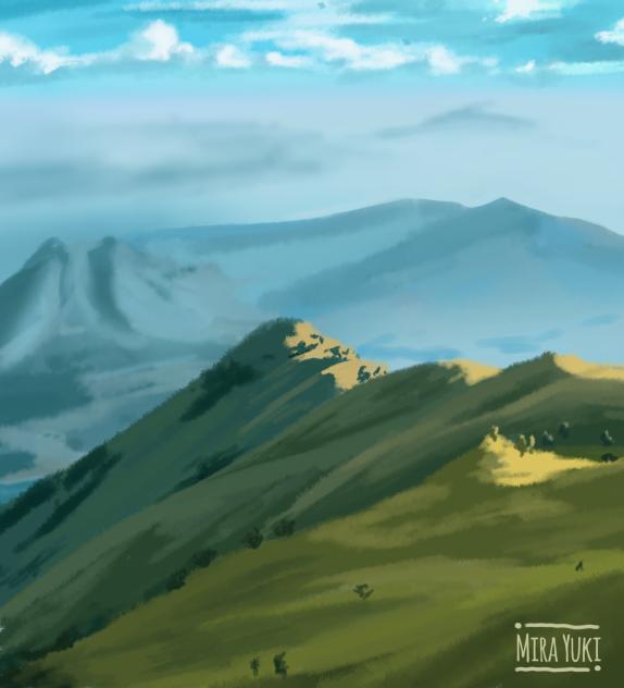 Mount Merbabu - ibisPaint