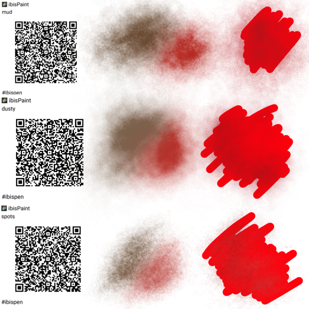 Dirty brushes - ibisPaint