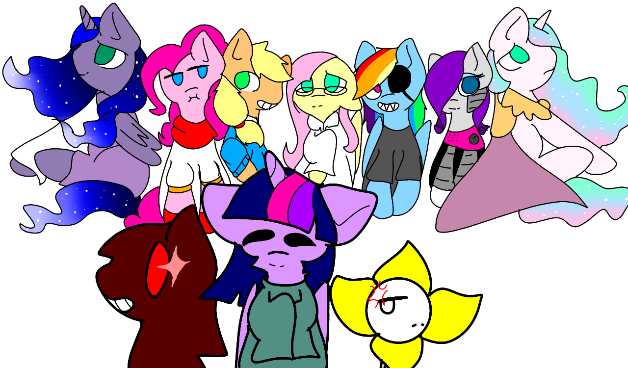 Speedpaint Mlp undertale part 1 - ibisPaint