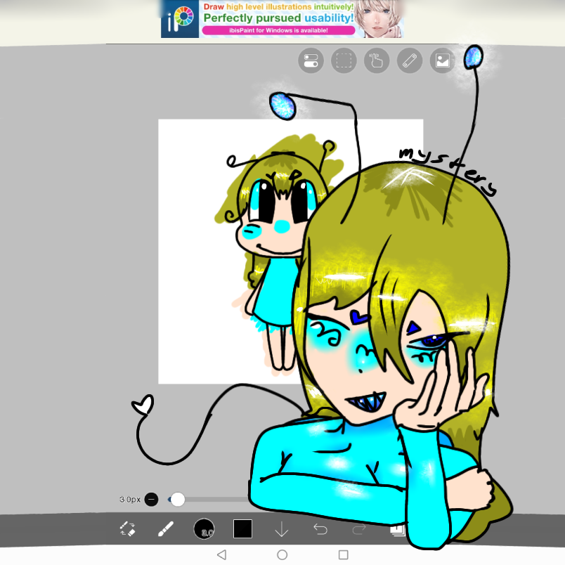 alien girl - ibisPaint