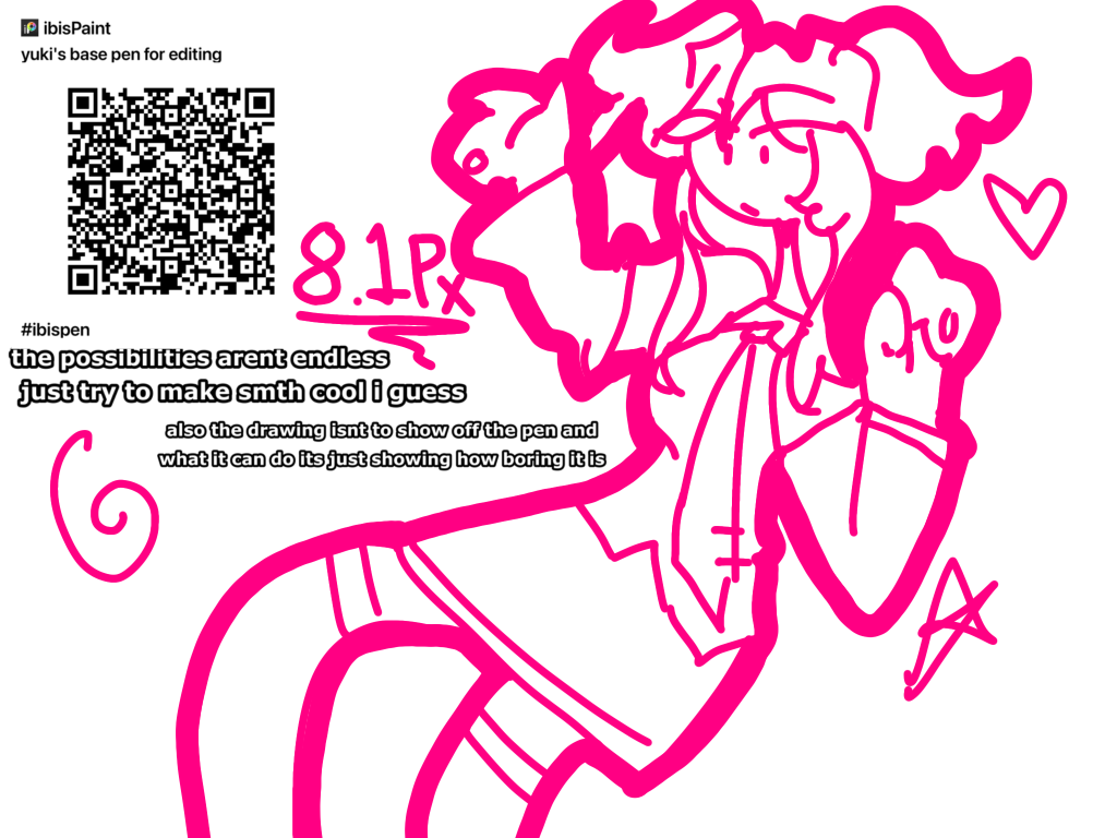 yuki's base pen for editing - ibisPaint