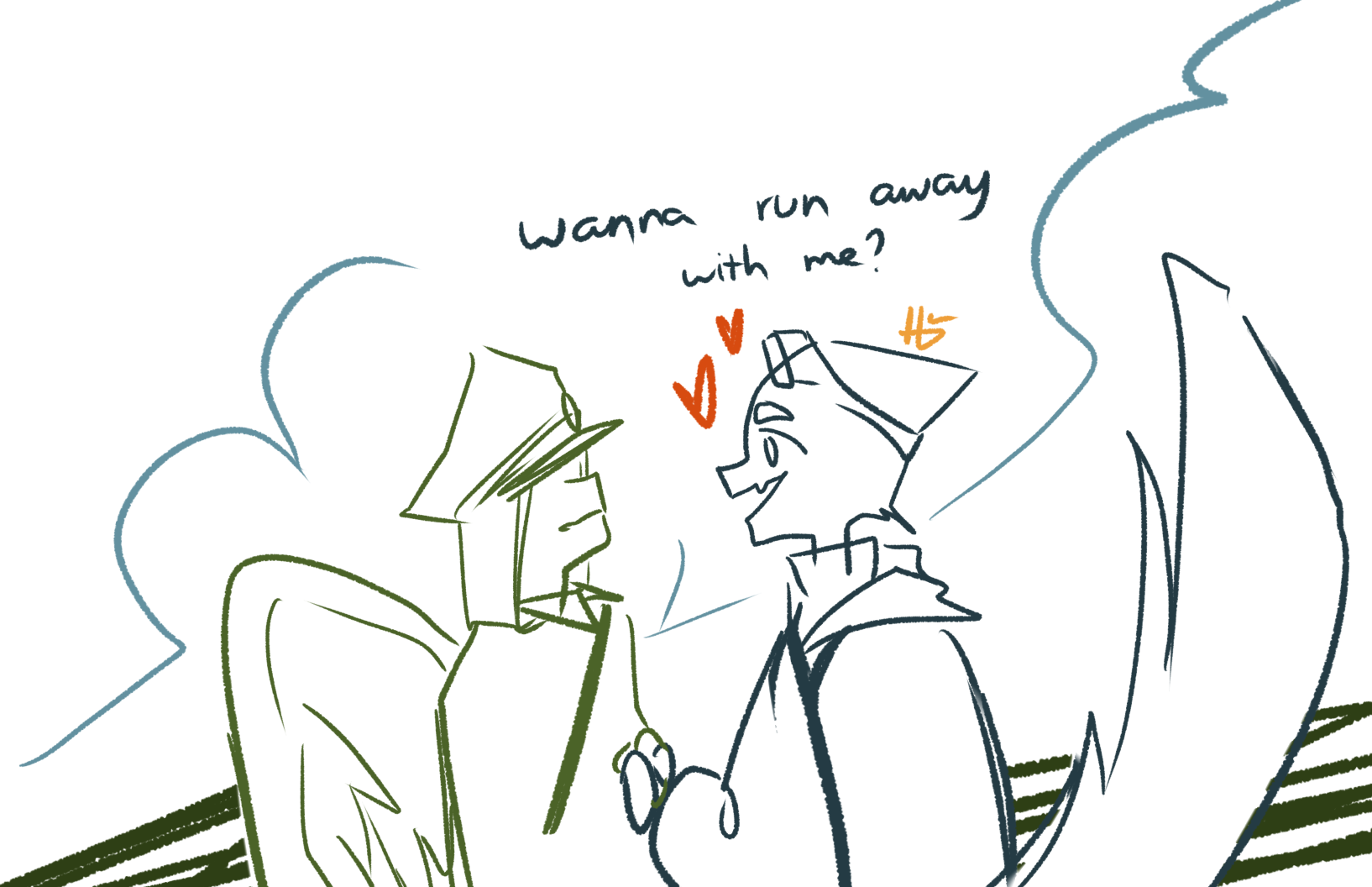 Wanna run away with him - ibisPaint