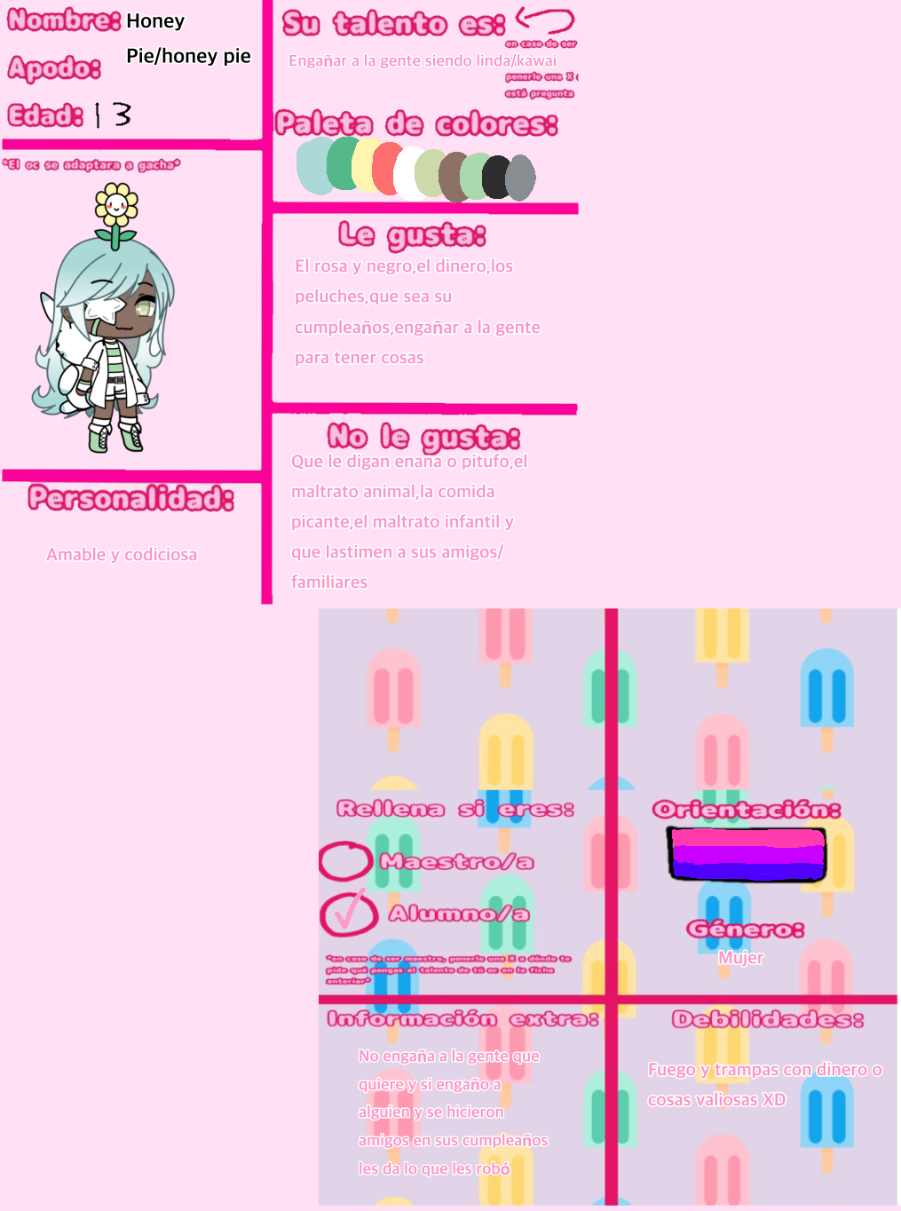 Ficha para Andrea ramos - ibisPaint