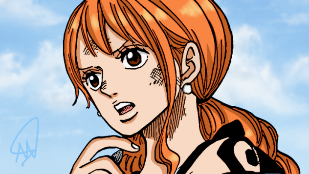 How to color Nami manga page - ibisPaint
