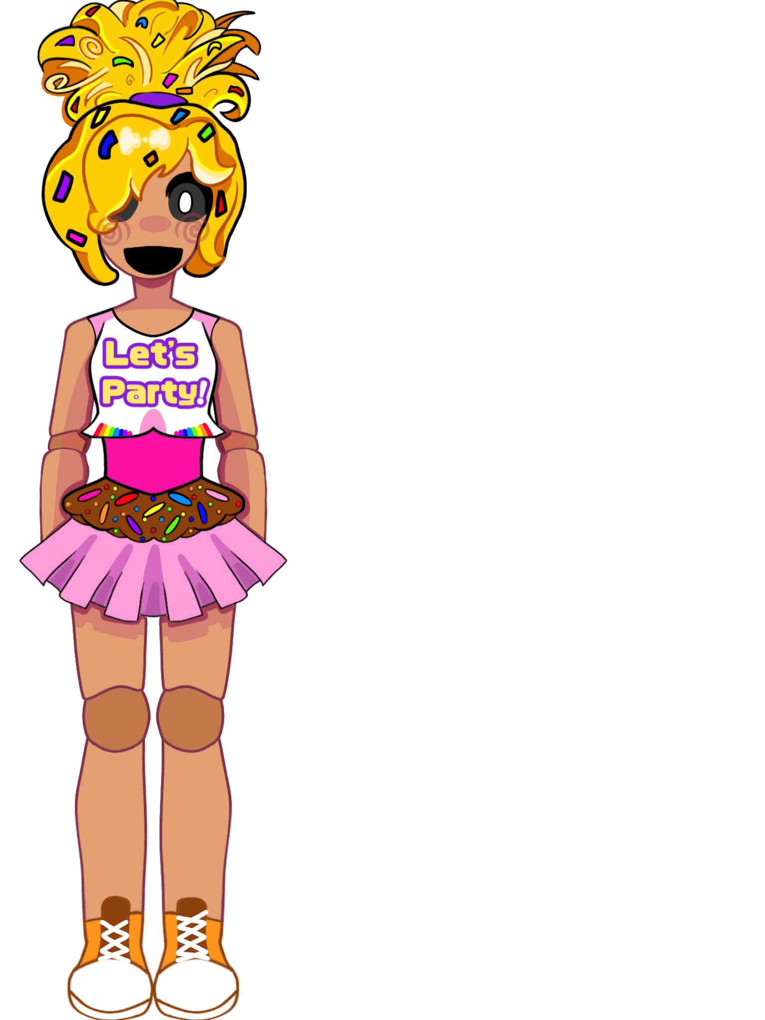 Toy Chica character reference - ibisPaint
