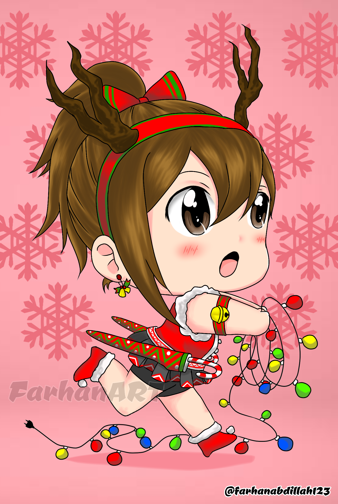 FanART Fanny Christmas Chibi - ibisPaint