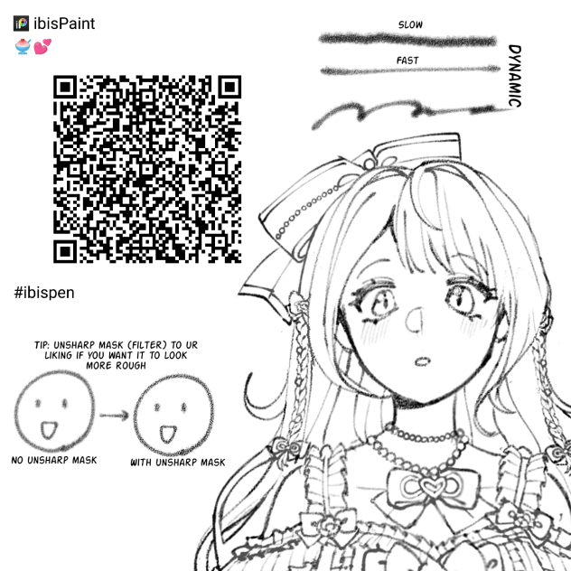 Sketch lineart brush pen - ibisPaint