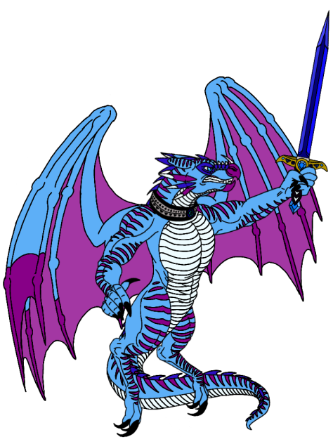 Dragon Master Indigo Is Ready For Battle - ibisPaint