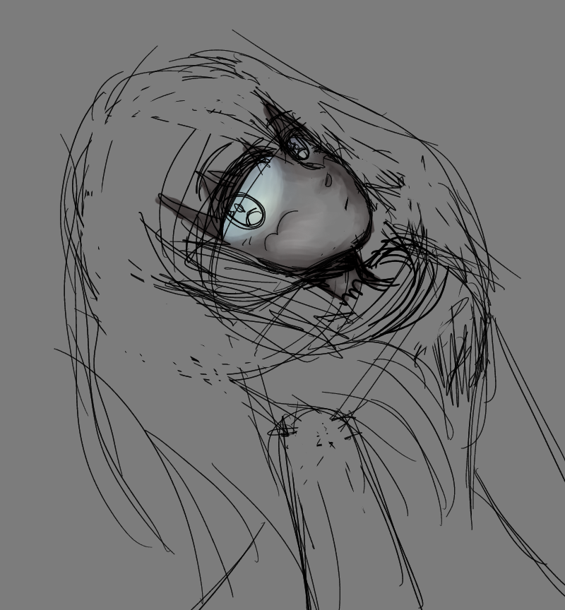 trying Grayscale ig - ibisPaint