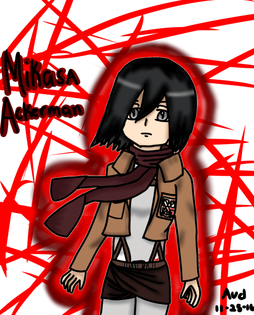 Mikasa Ackerman - ibisPaint