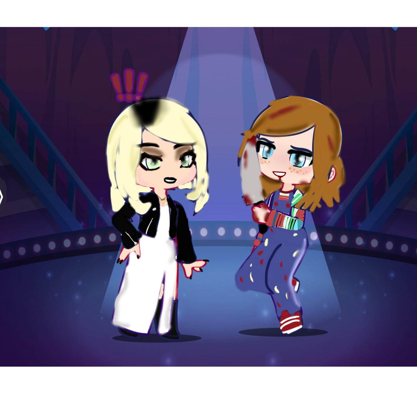 Chucky and Tiffany - ibisPaint