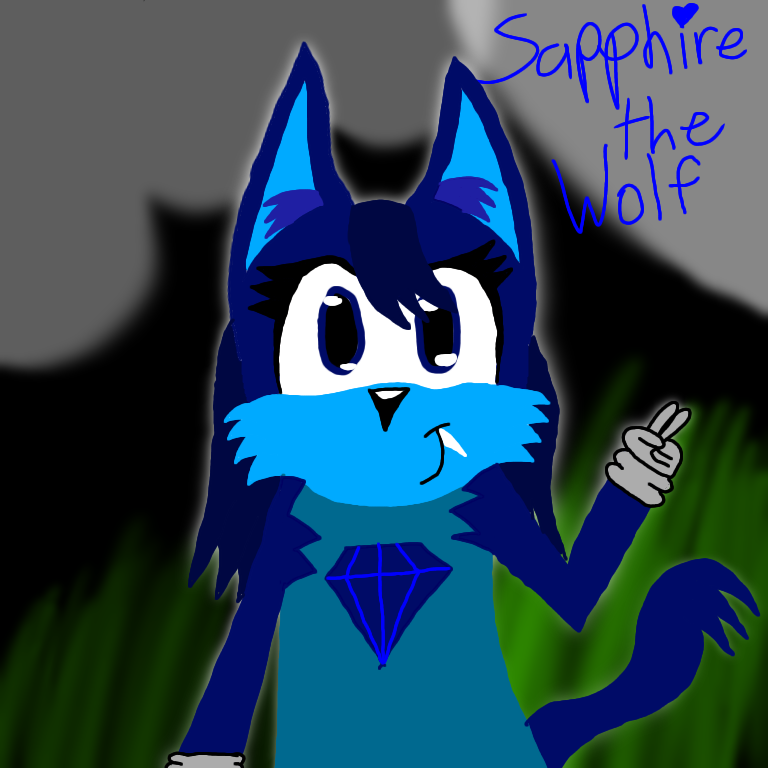 Sapphire the Wolf - ibisPaint