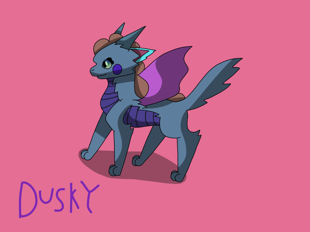 Dragon, Color Dragon, Dusky. - ibisPaint