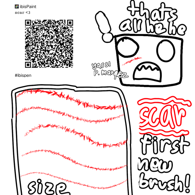 𝚗𝚎𝚠 𝚏𝚒𝚛𝚜𝚝 𝚜𝚌𝚊𝚛 𝚋𝚛𝚞𝚜𝚑 - ibisPaint