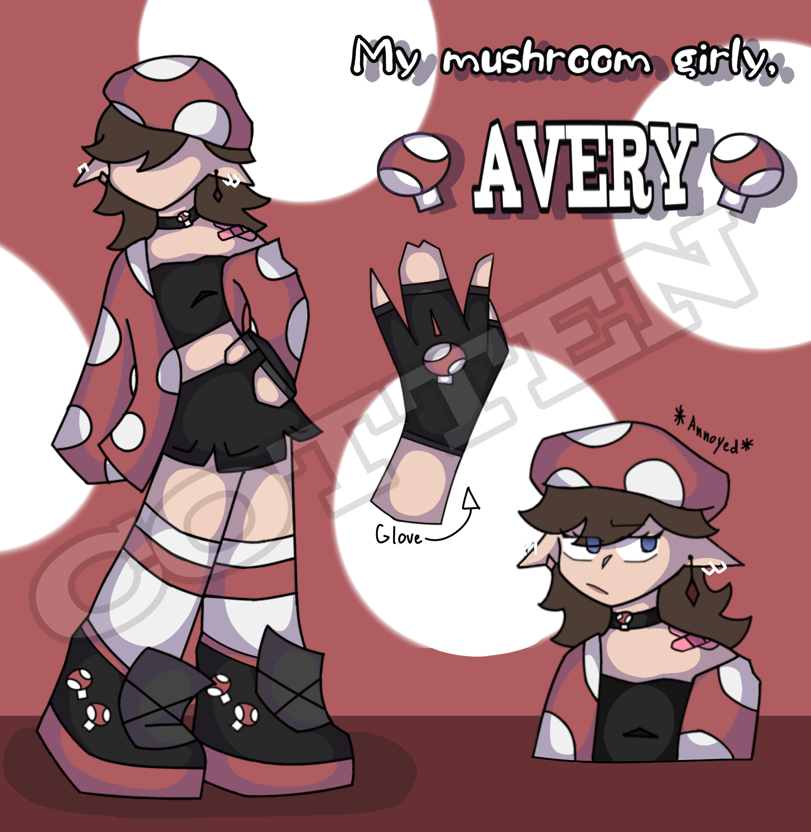 My mushroom girly!! - ibisPaint