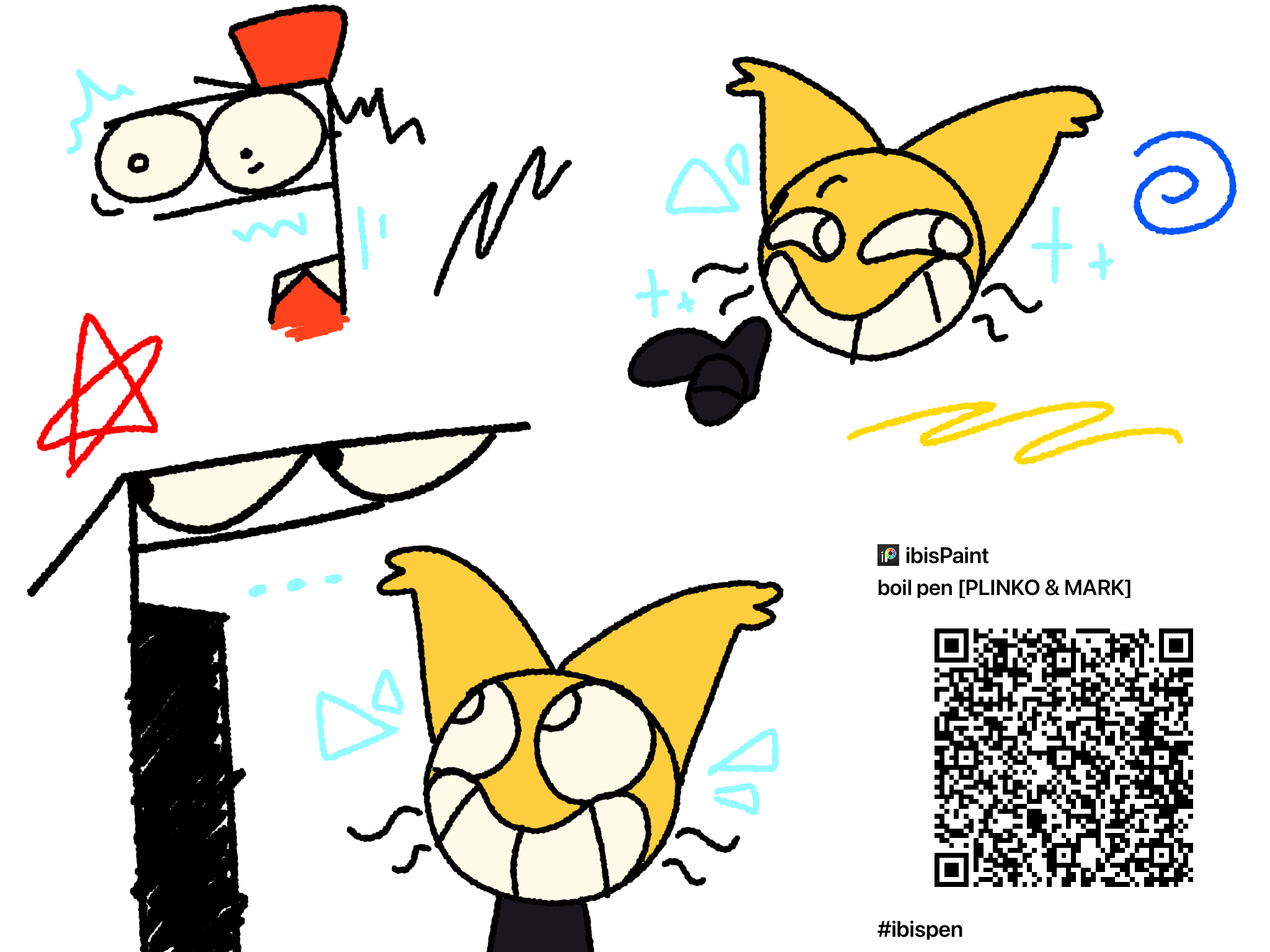 BOIL PLINKO & MARK PEN! - ibisPaint
