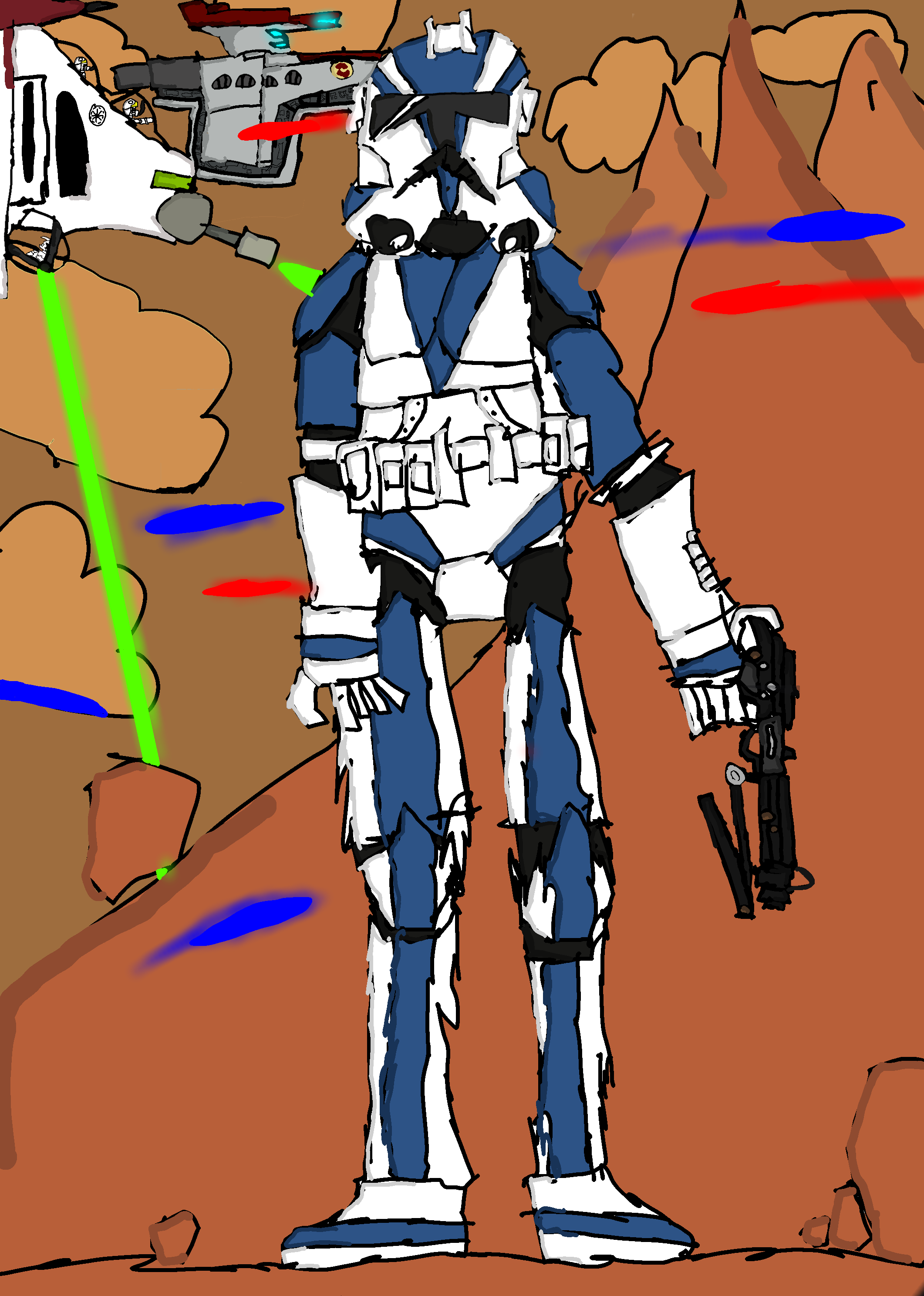 501st Clone Trooper OC - ibisPaint